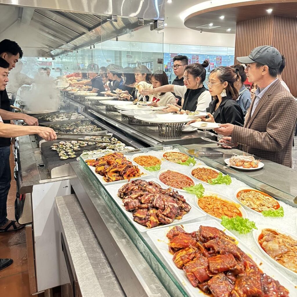 Buffet Poseidon Mỹ Đình - Nhà hàng nướng lẩu hải sản cao cấp