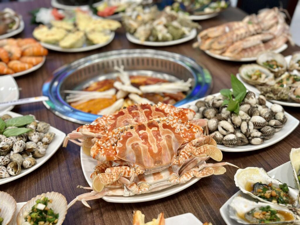 Buffet Poseidon Long Biên - Nhà Hàng Buffet Nướng Lẩu Hải Sản