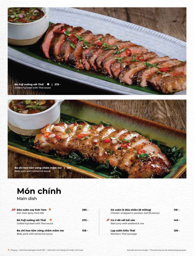 [XEM NGAY] Nhà Hàng Bếp Thái Koh Yam Menu Có Gì Đặc Sắc?