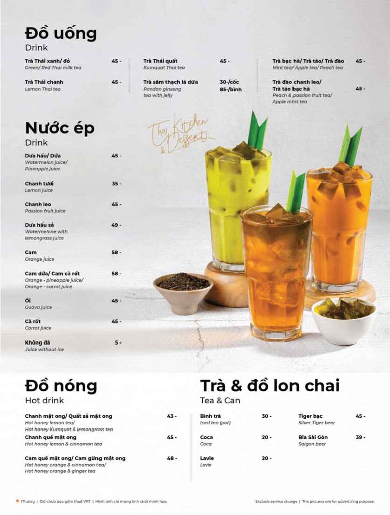 [XEM NGAY] Nhà Hàng Bếp Thái Koh Yam Menu Có Gì Đặc Sắc?